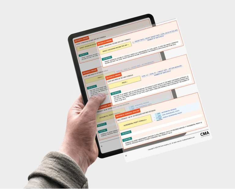 Ultimate CMA Part-Two Formula Guide - CMA Exam Academy